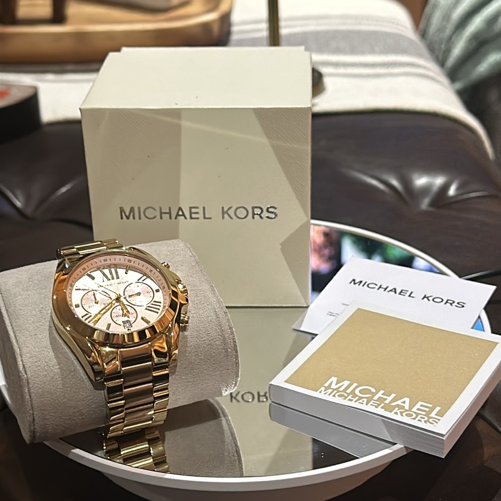 Michael Kors Chronograph, ‘Bradshaw’ Women’s Watch Mk… - Gem